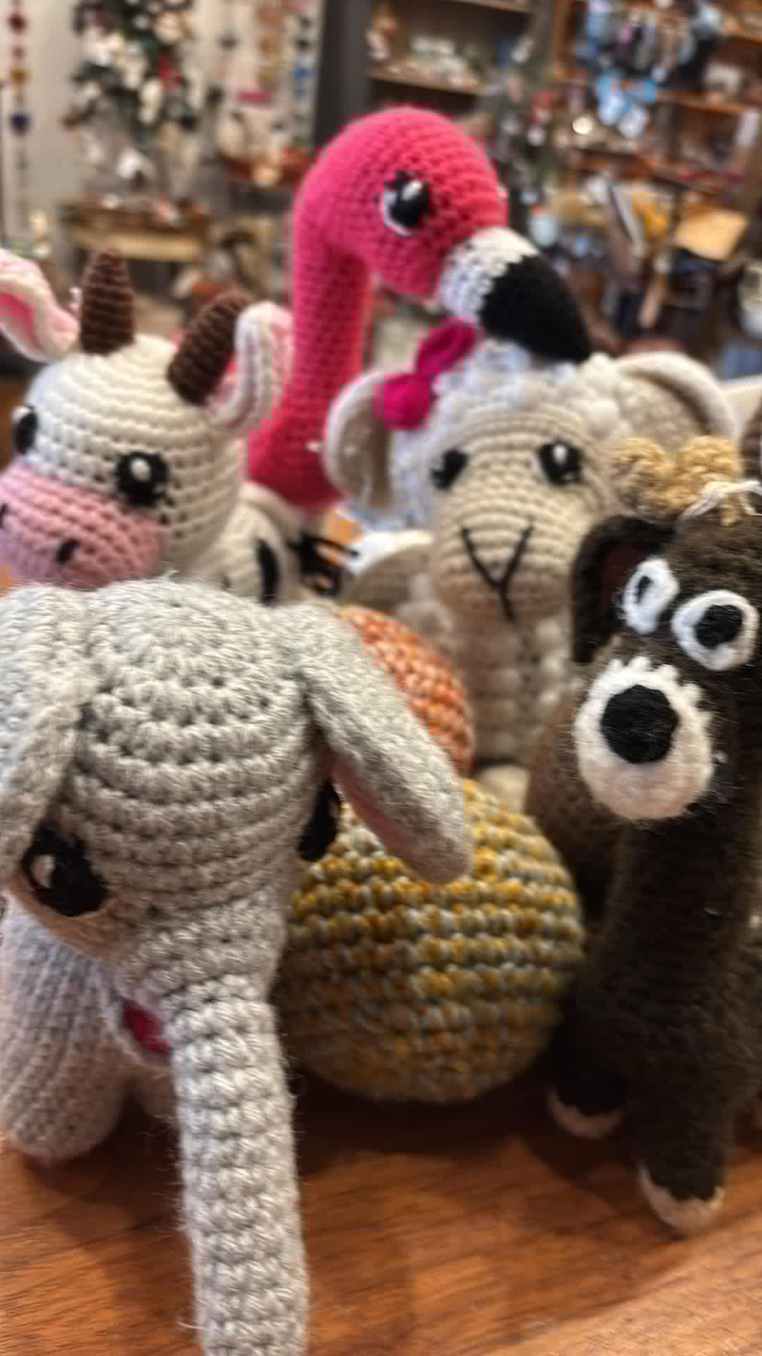 Hand-crocheted Stuffed Toys, Animals 7x6 Inches, Balls 5-6 Inches ...