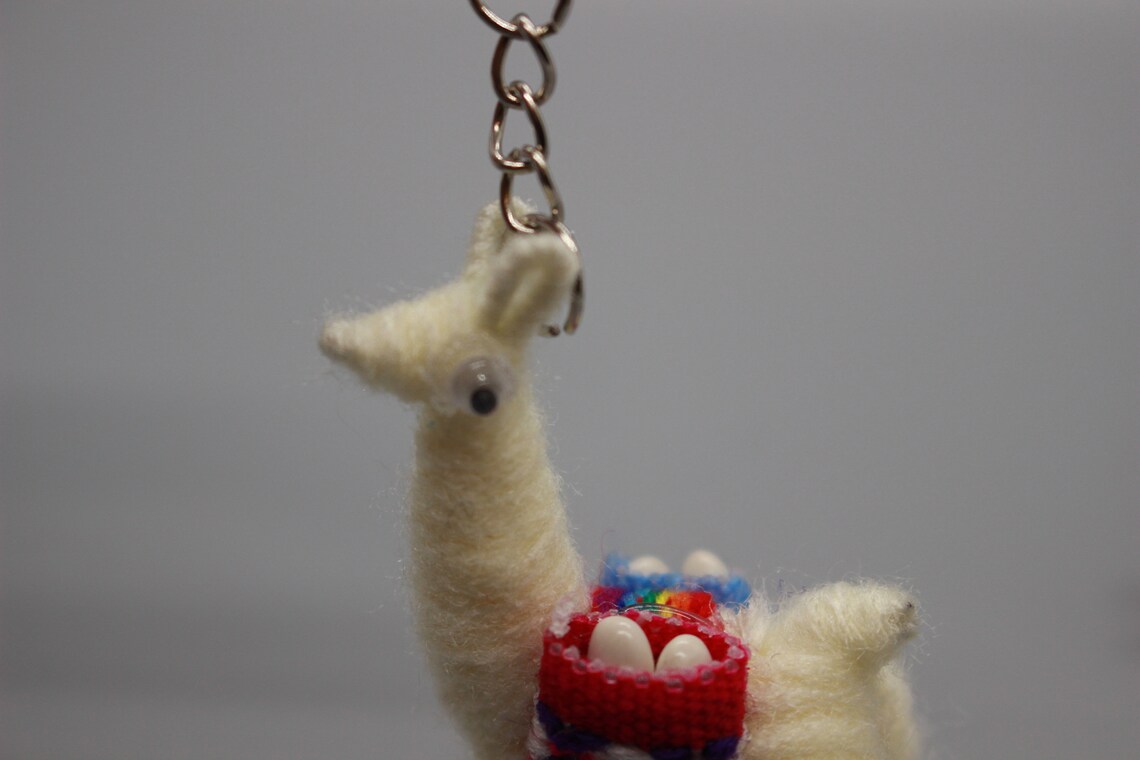 Fair Trade Llama Key Chains Keychain Charms Accessories for | Etsy