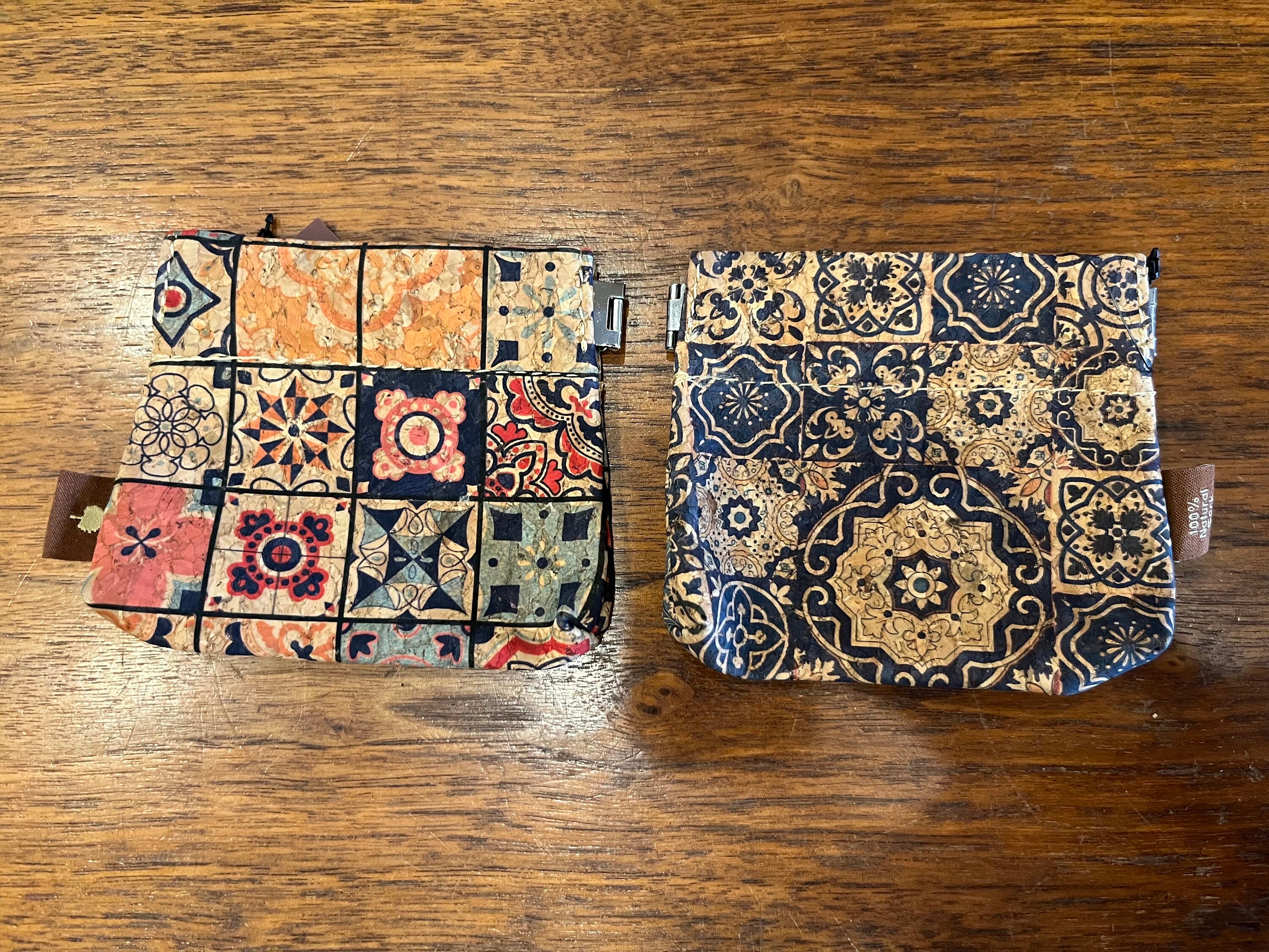 Corkcho 100% Natural Cork Coin Purses Squeeze Snap Top Pinch Close ...