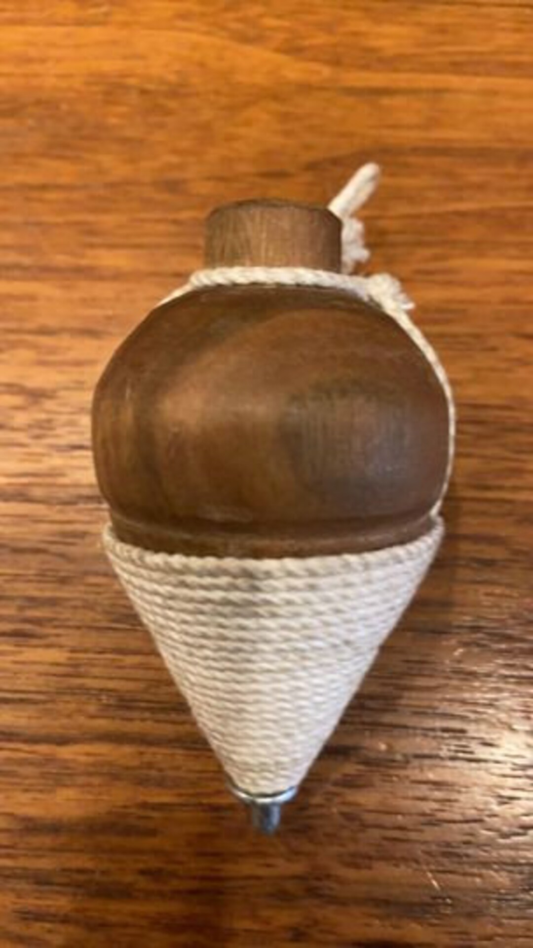 Hand-carved Wooden Spinner Tops Toys With String, Approx 4-5 Inches ...