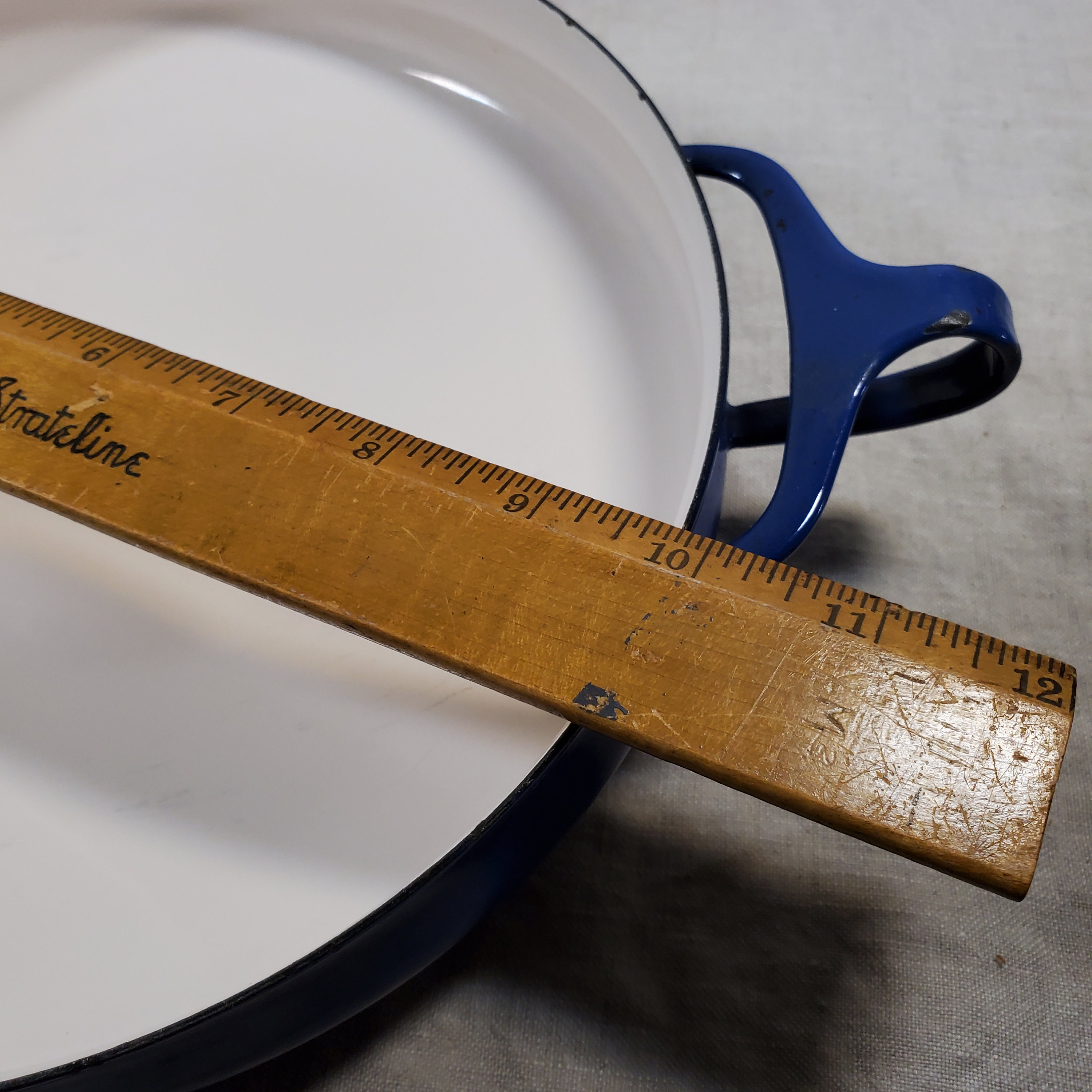 Cast Iron Enamelware Dansk Paella & Orange Enamel Skillet France Le ...