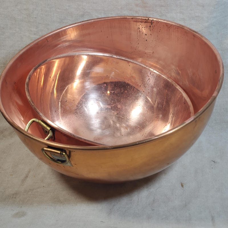 Copper Mixing Bowls - Etsy