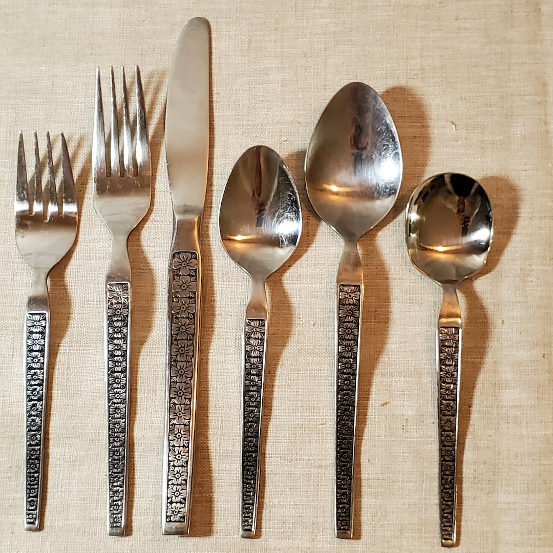 MCM Stainless Steel Flatware Korea Similar Totrocadero by HANFORD FORGE ...