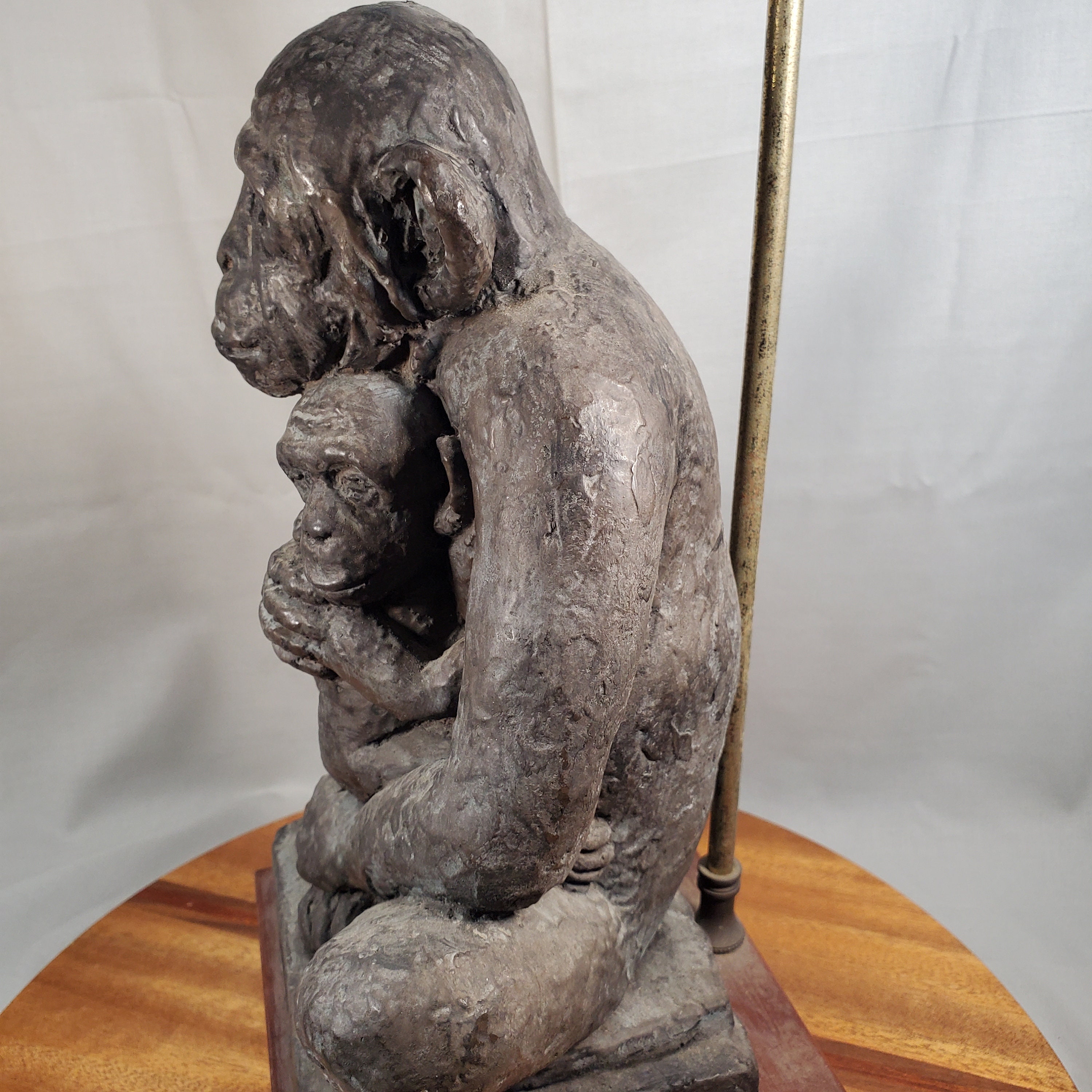 Monkey Mother and Baby Chimp Lamp 1982 - Etsy