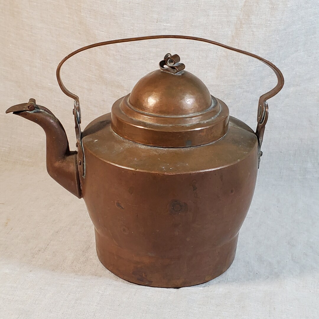 Vintage Copper Farmhouse Kettle - Etsy