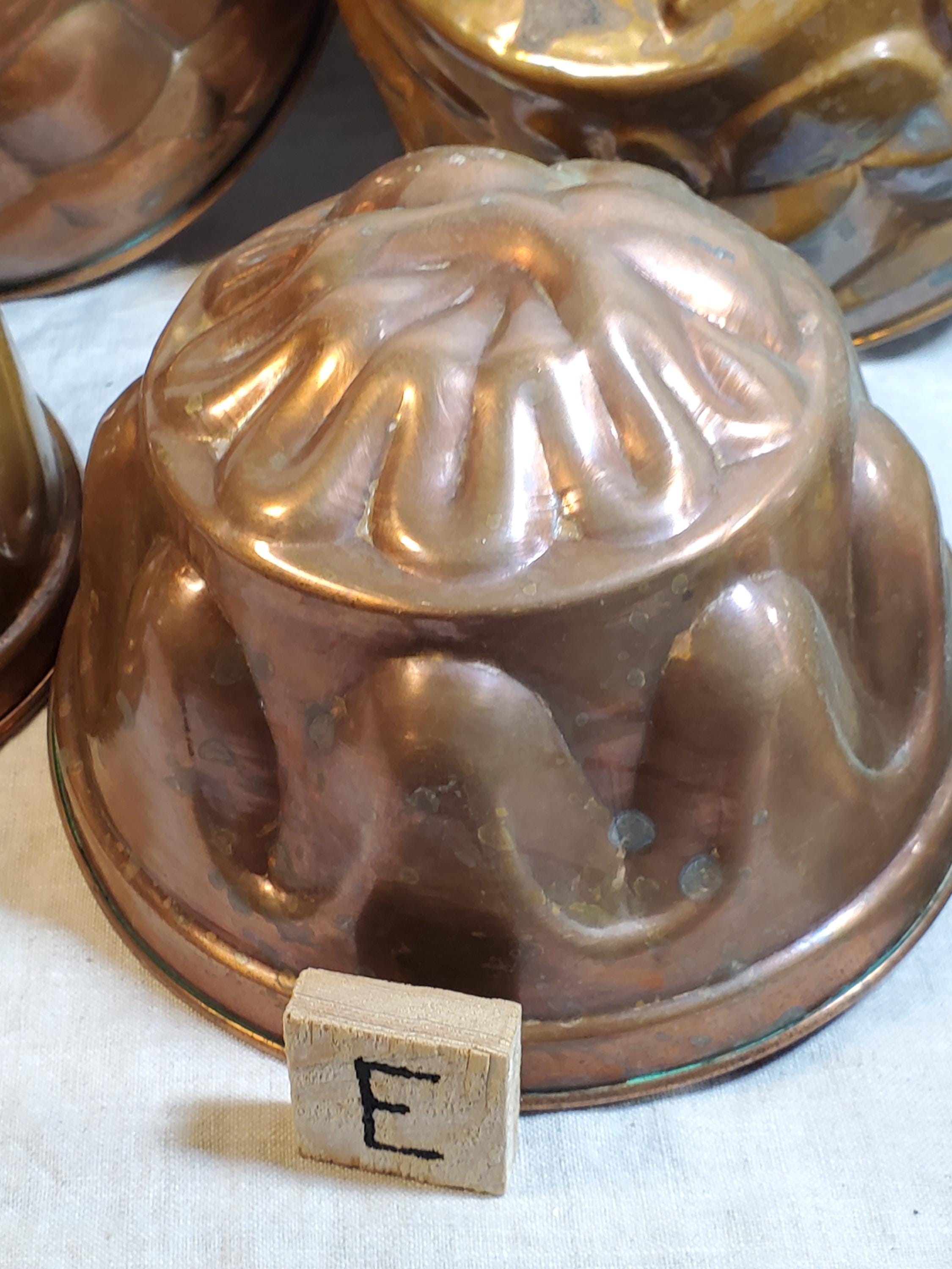 Vintage Copper Farmhouse Molds (2109) - Etsy