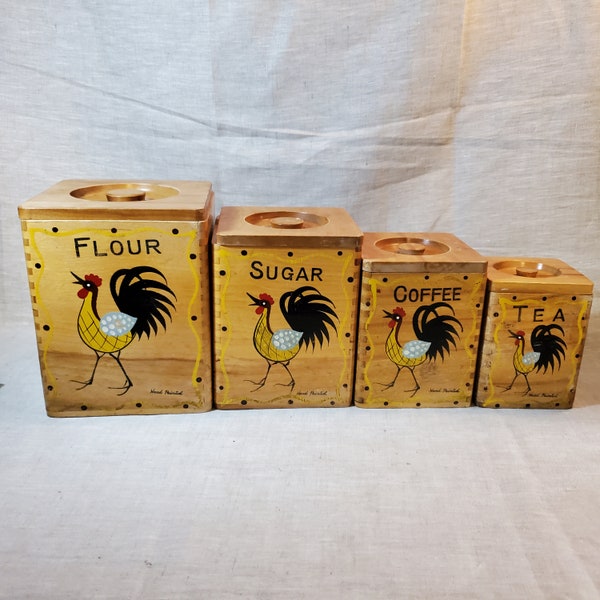 Rooster Canister Set - Etsy