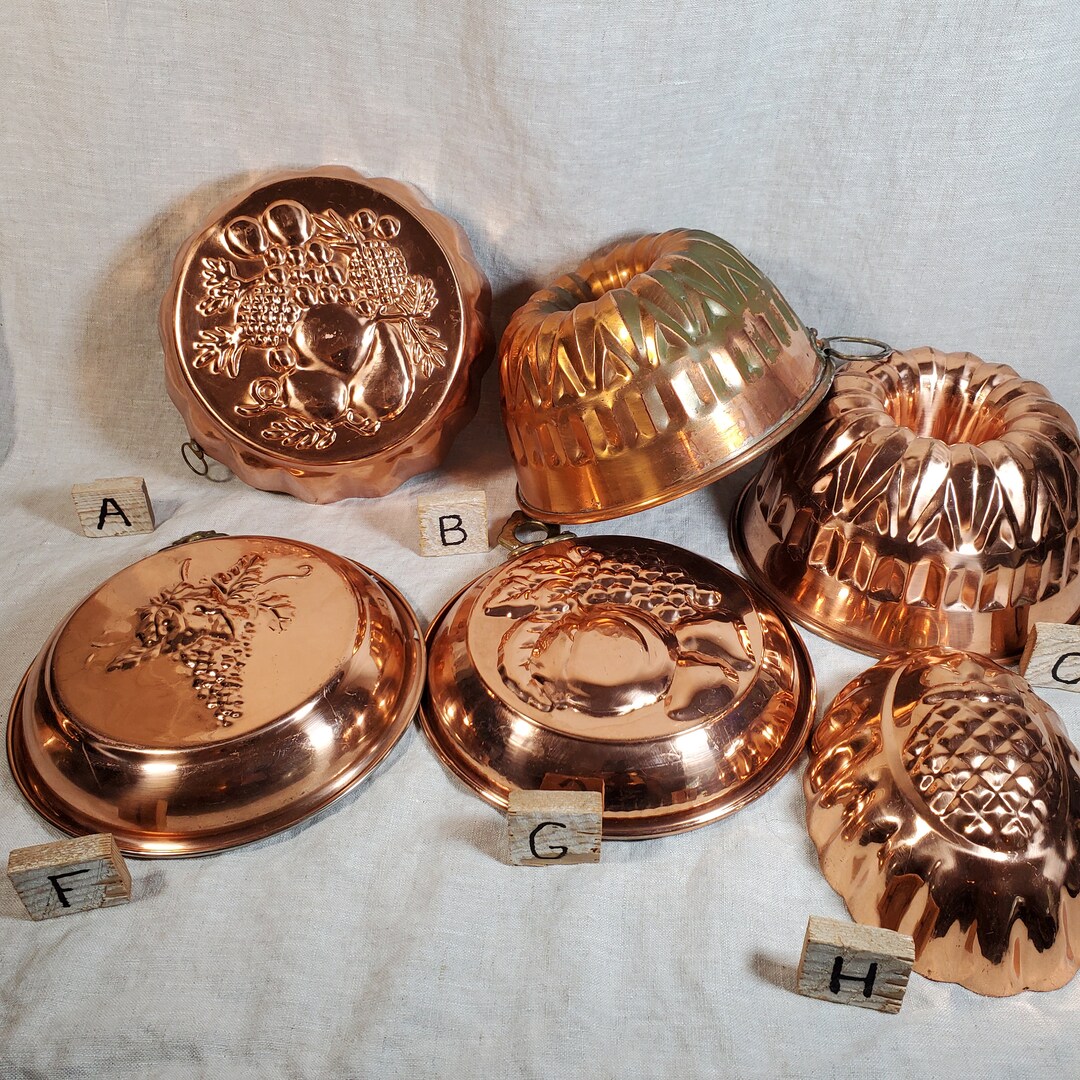 Vintage Copper Farmhouse Molds - Etsy