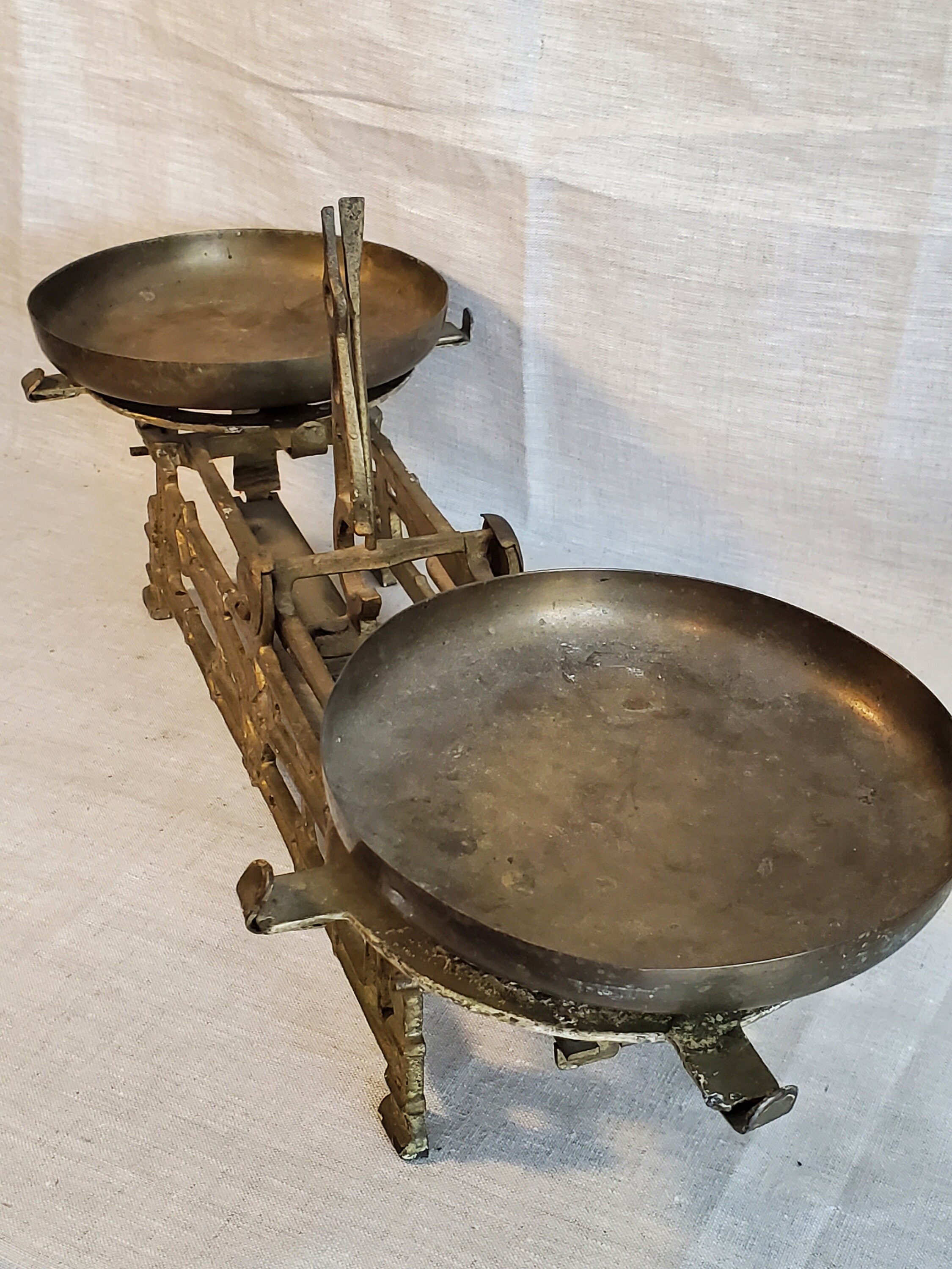 Antique Mercantile Cast Iron Weight Scale Wage and - Etsy