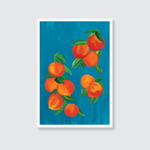 Peach Poster Instant Download Printable Art Farmhouse Wall - Etsy