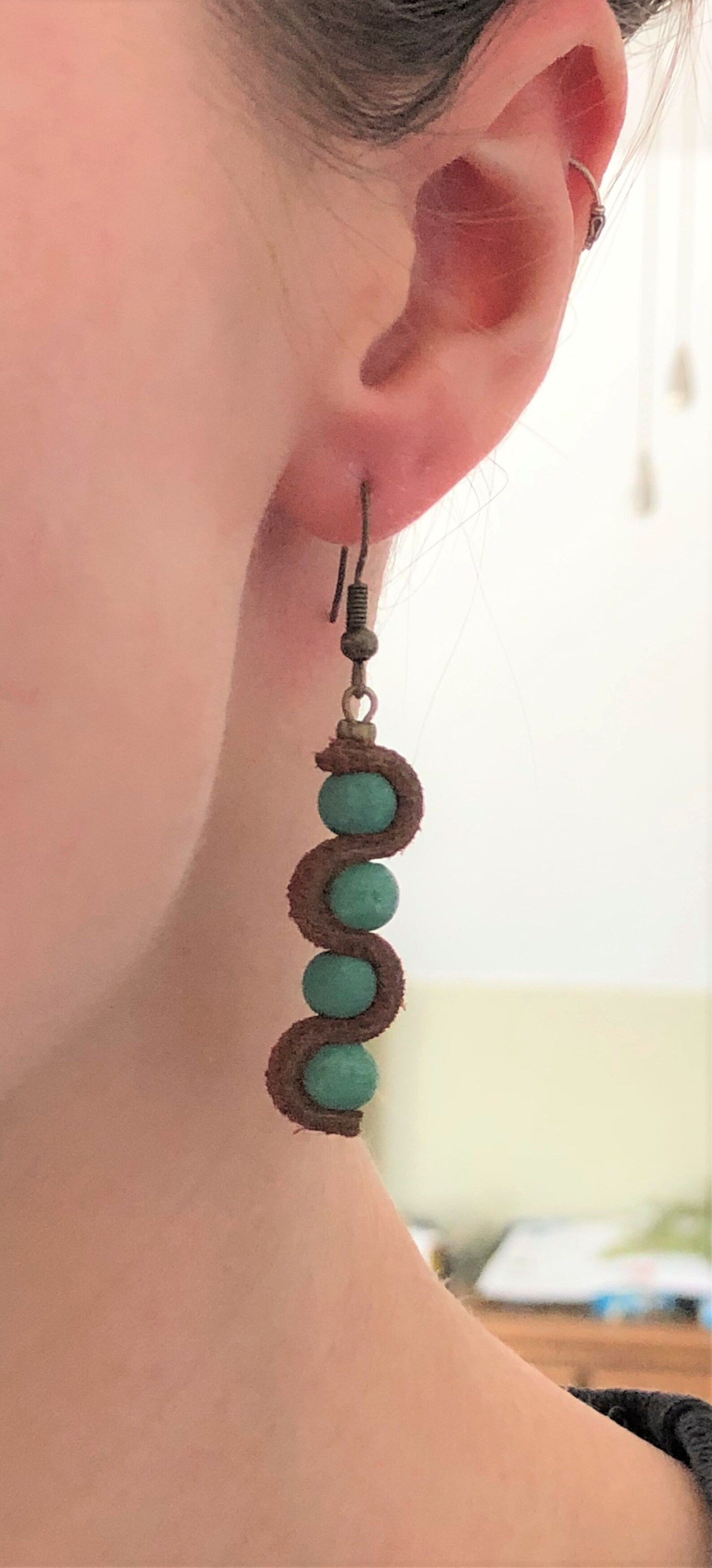 Handmade Leather Earrings - Etsy