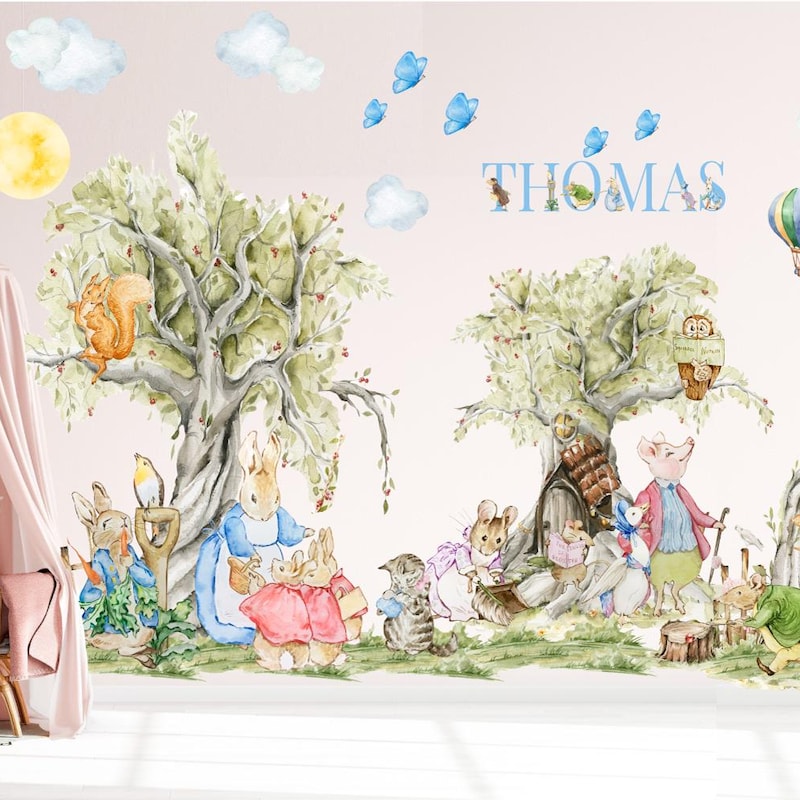 Wallpaper Rabbit - Etsy