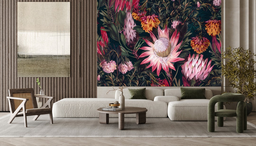 Floral Wallpaper, Bedroom Wallpaper, Flowers Wallpaper, Floral ...