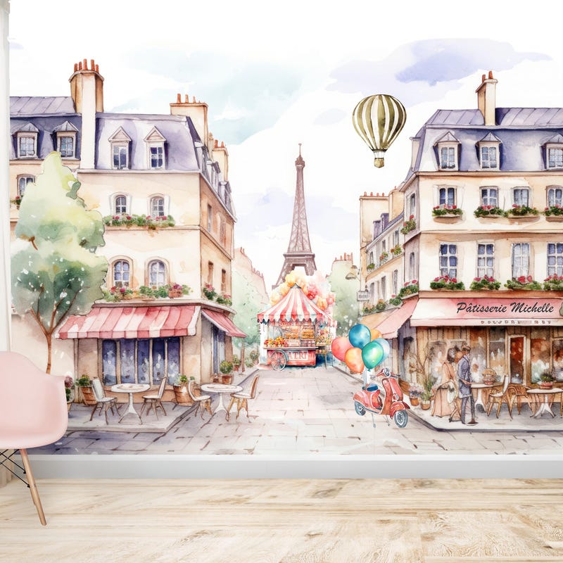 Paris Wall Decal - Etsy