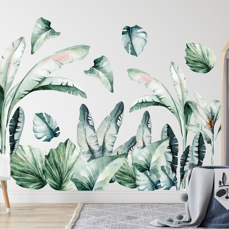 Greenery Wall Decal - Etsy