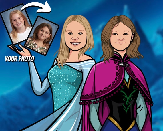 Custom Queen Elsa Canvaselsa Frozen Svgqueen Elsa Poster - Etsy