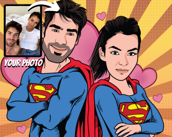 Superhero Custom Portraitsuper Hero Svg Logosuperman Svg - Etsy