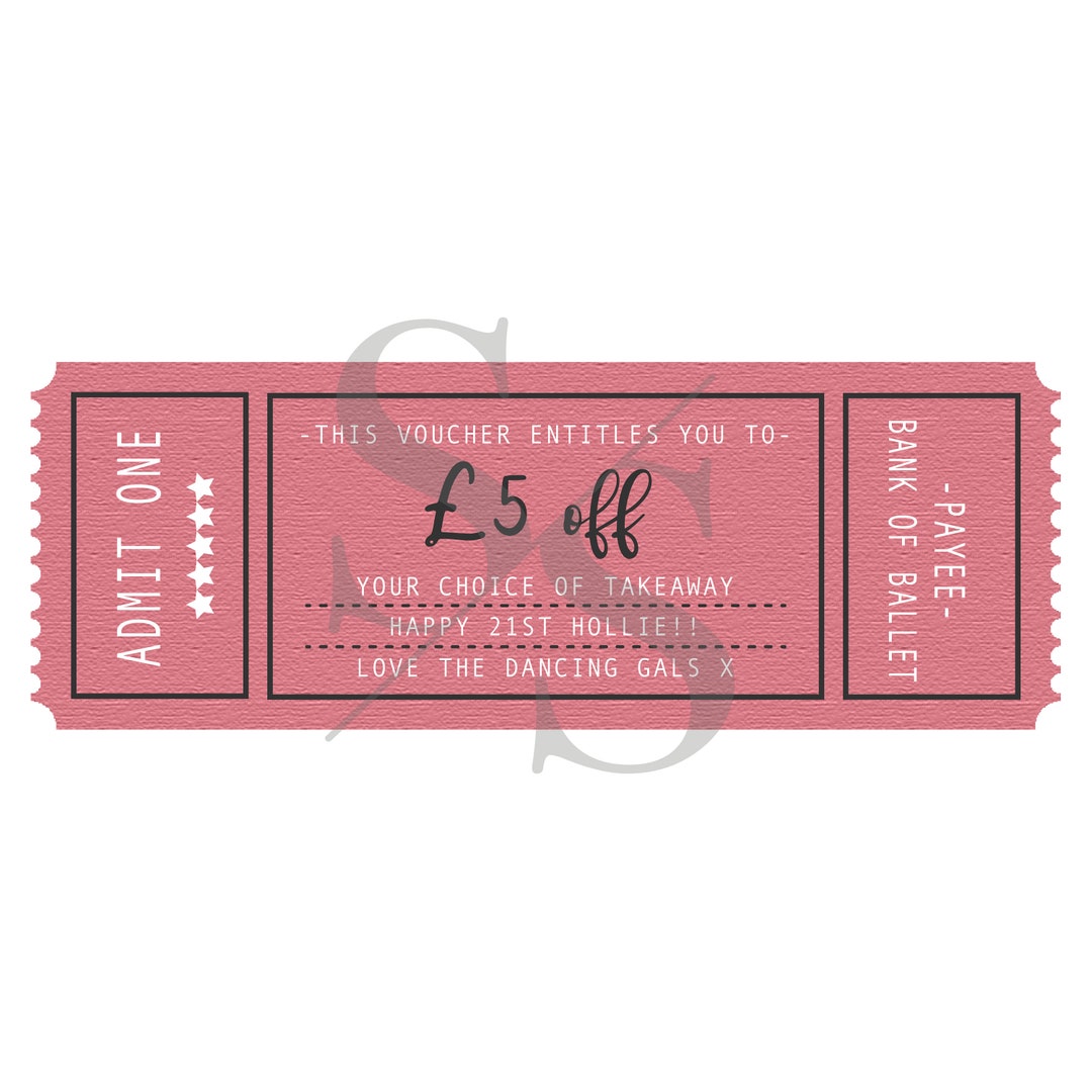 Personalised Gift Voucher Design | Digital Print - Etsy