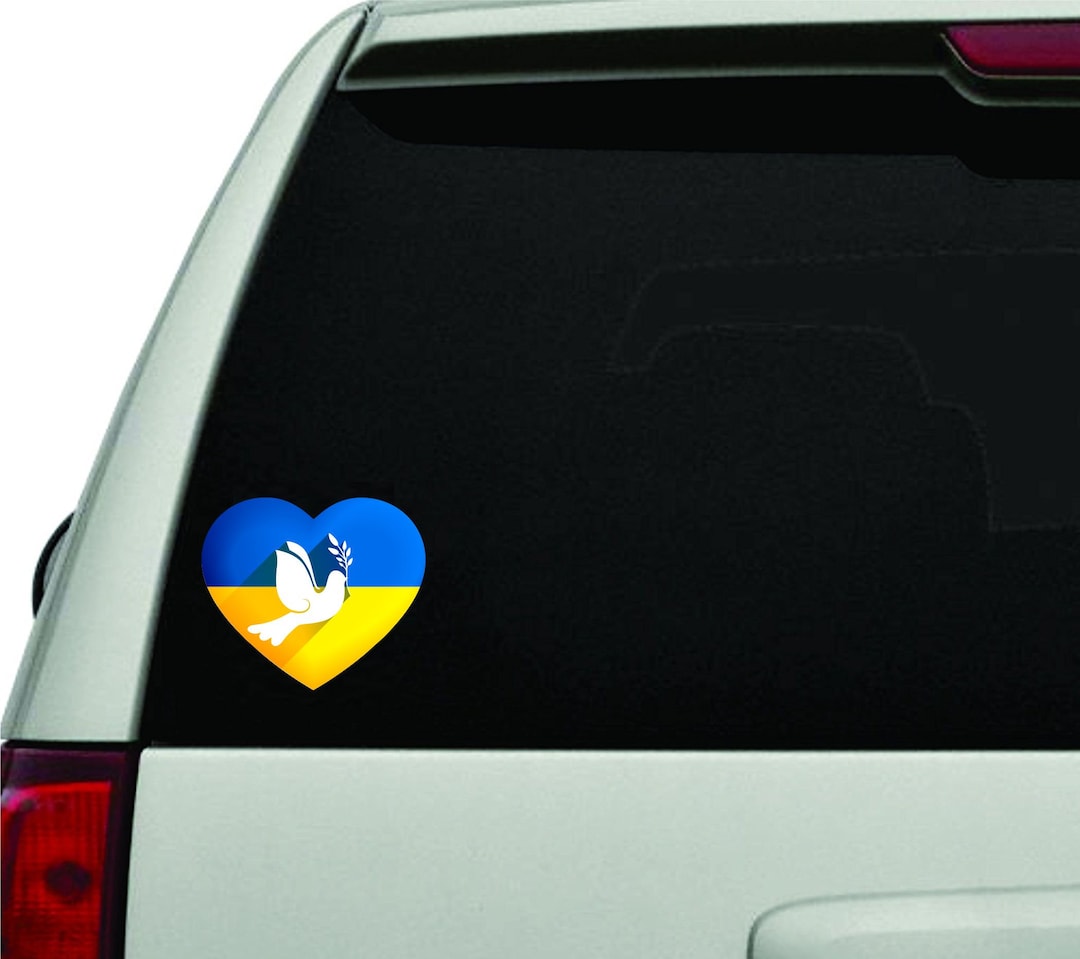 Car Sticker Ukrainian Map of Ukraine Sticker Ukraine Sticker Ukraine ...