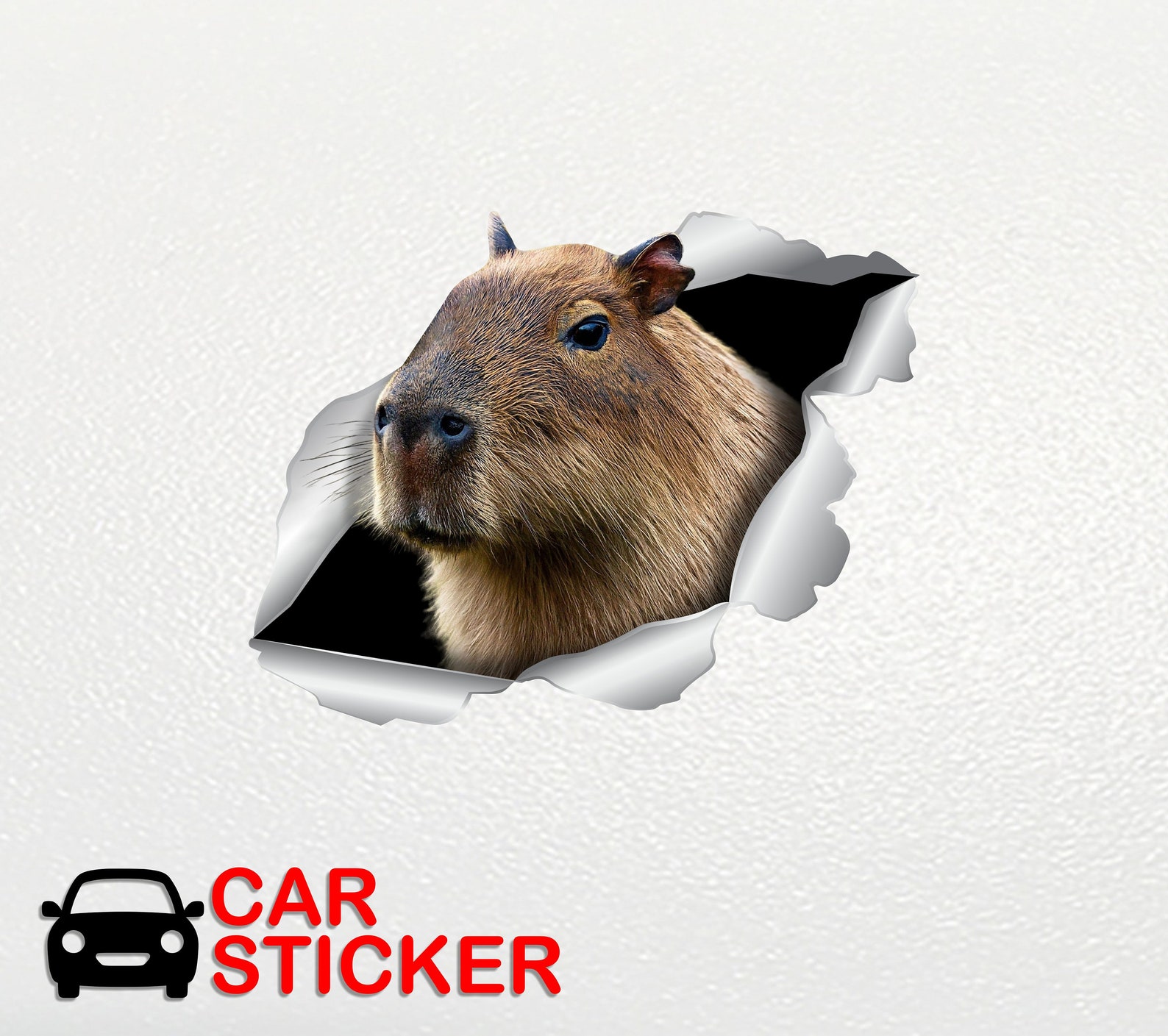 Capybara Sticker Capybara Car Sticker Capybara Sticker Car Decorations ...