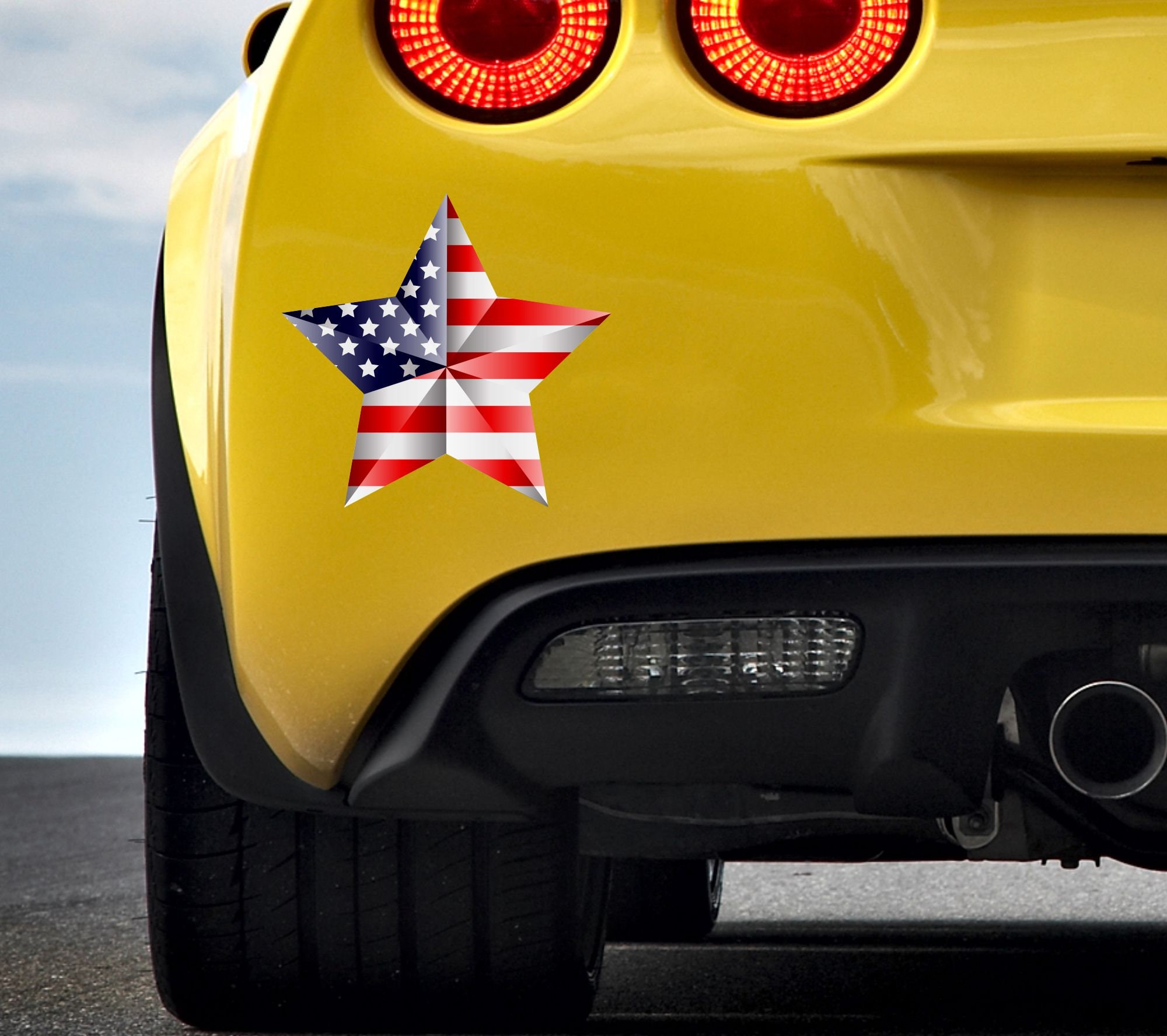 Car sticker USA sticker American flag sticker Auto decal | Etsy