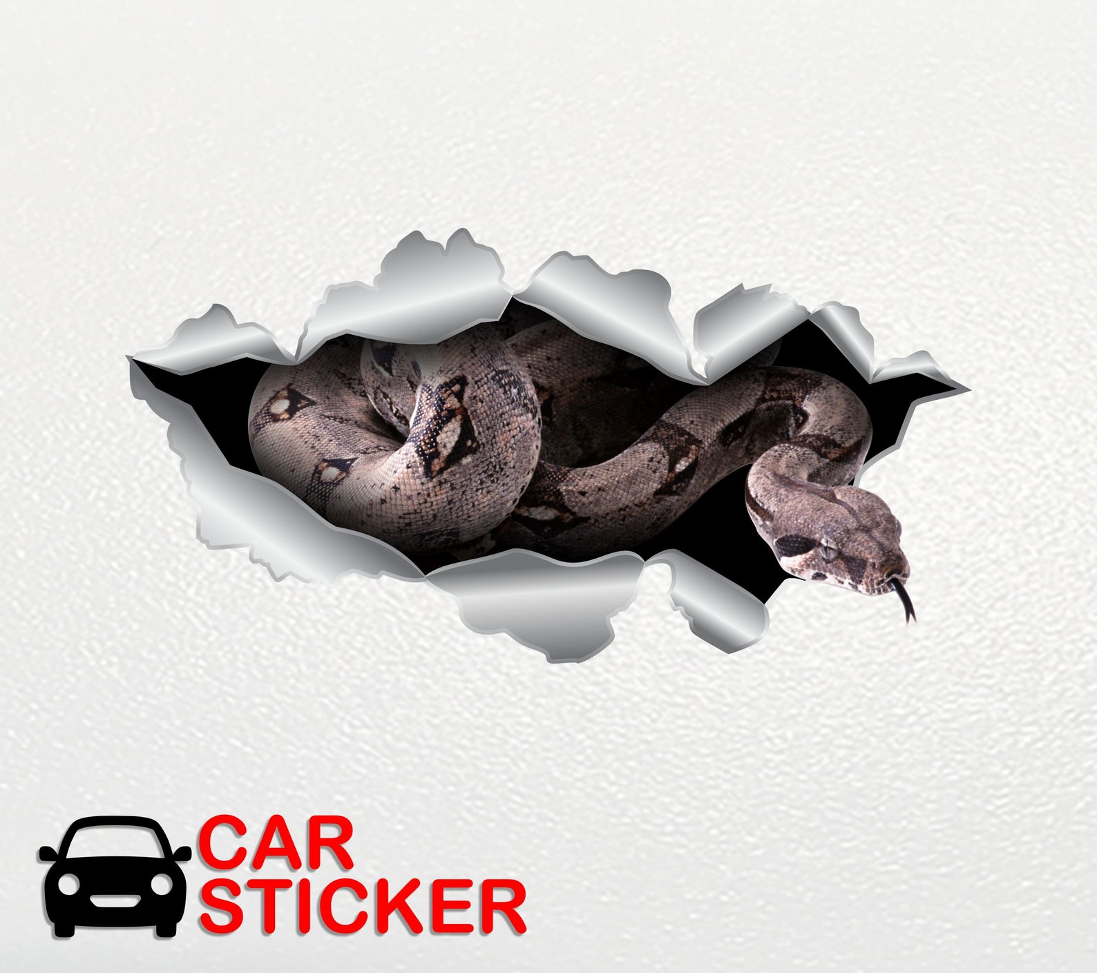 3D Stickers Snake Sticker Car Sticker Rattlesnake Sticker - Etsy