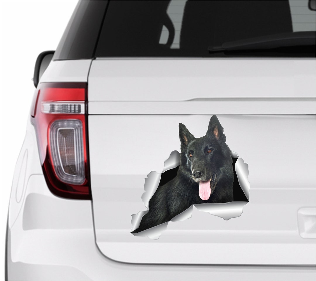 Belgian Sheepdog Car Stickers Sheepdog Stickers Pet Decal Auto Sticker ...