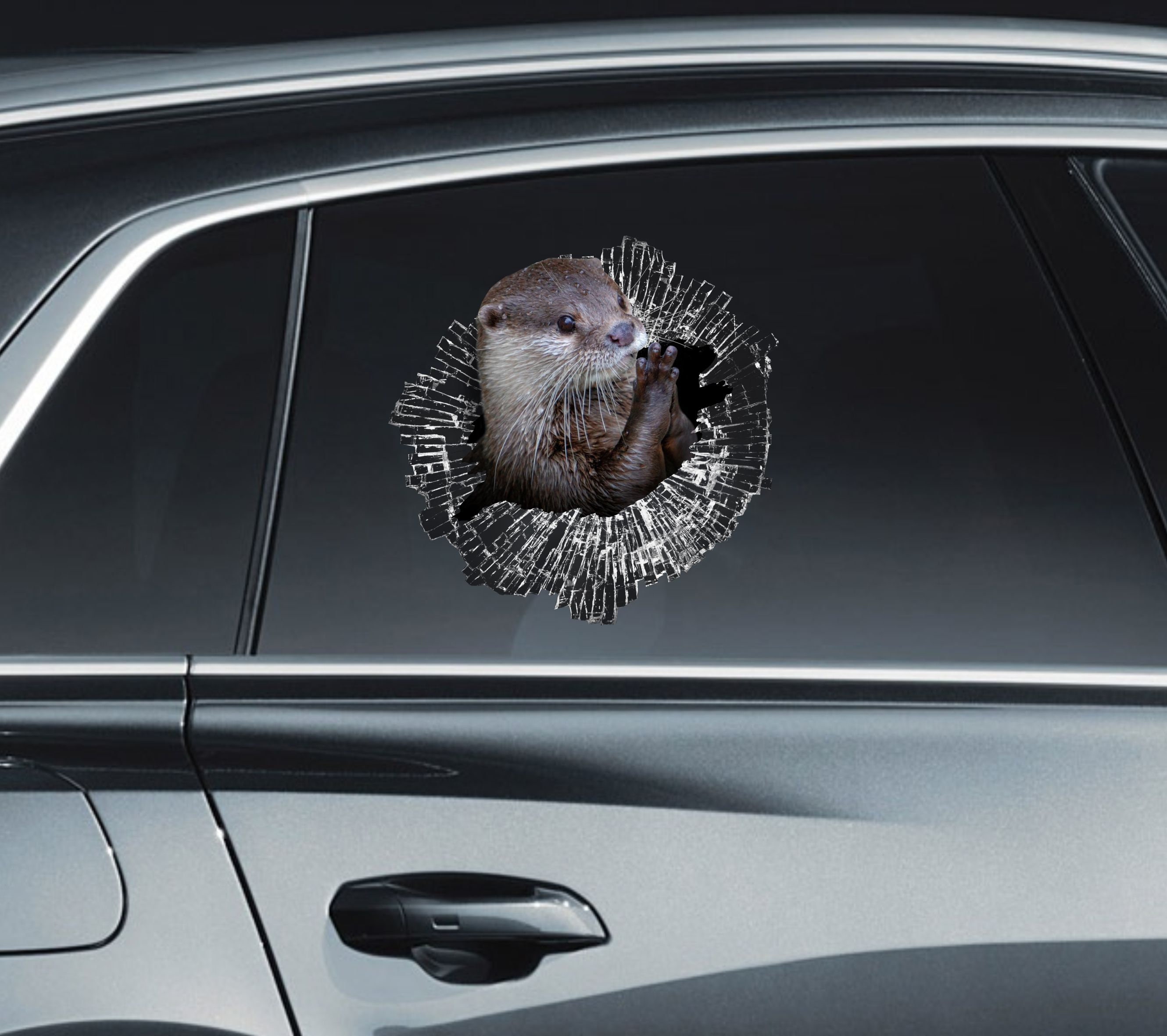 Otter Auto Sticker - Etsy