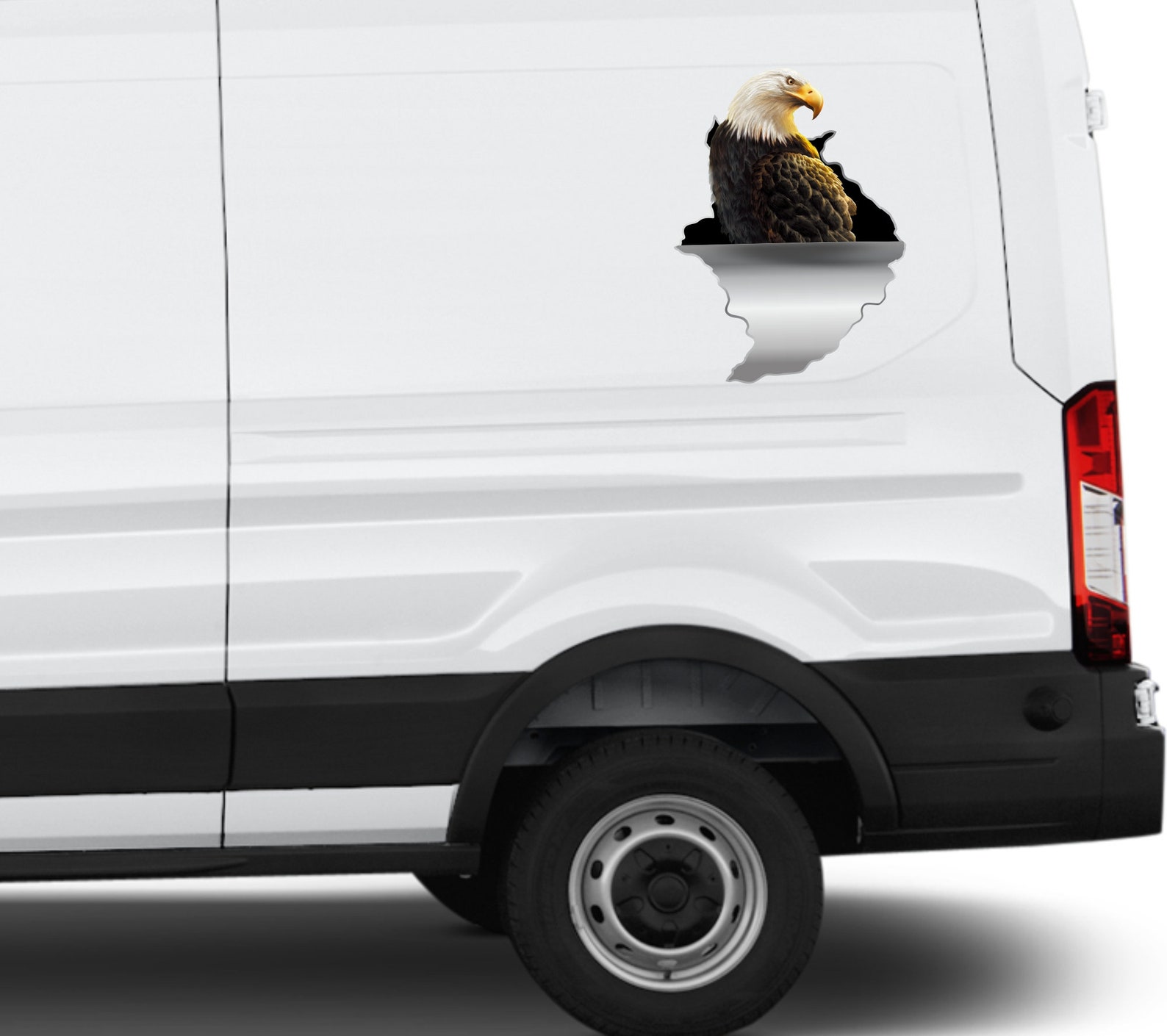 Eagle Stickers American Eagle Bald Eagle Bumper Sticker Car Sticker USA ...