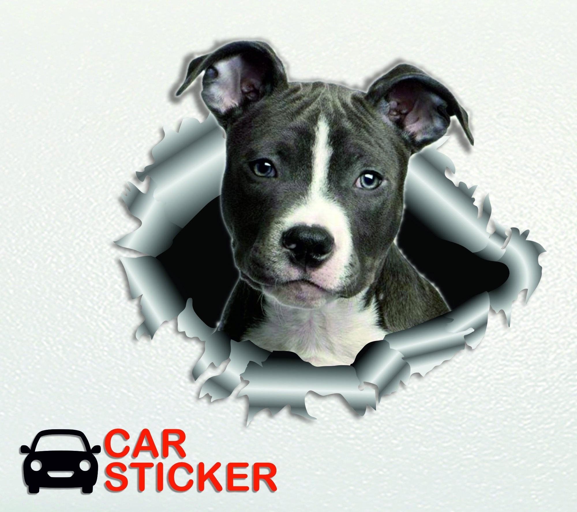 Car Stickers Gift American Bully 3D Decal American Bulldog Bully Decal ...