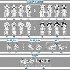 Family Stickers Car Sticker Stick Family Sticker Family Clipart Window ...