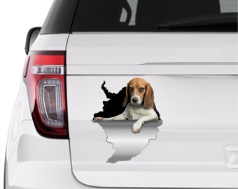 Beagle Window Decal - Etsy