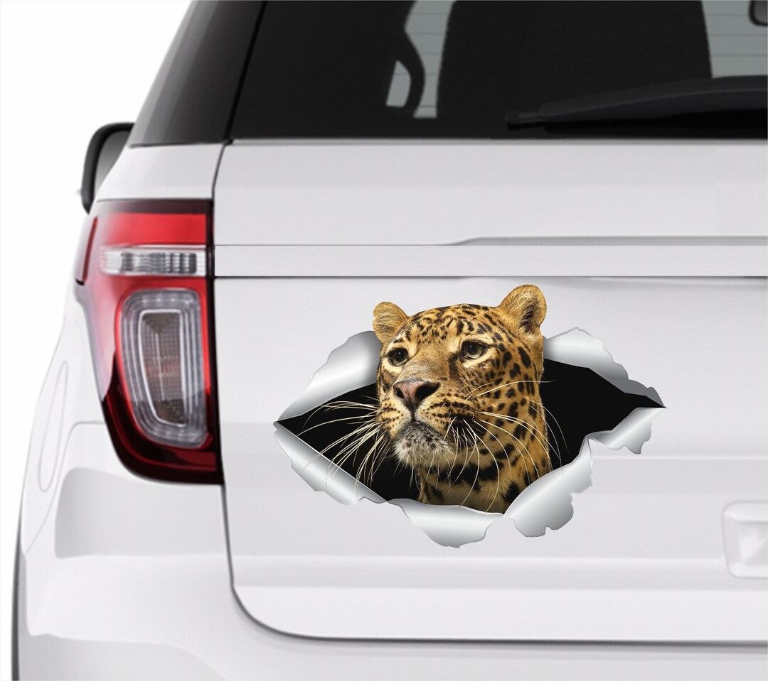 Leopard Stickers Leopard Car Sticker Leopard Car Decal Leopard Stickers ...