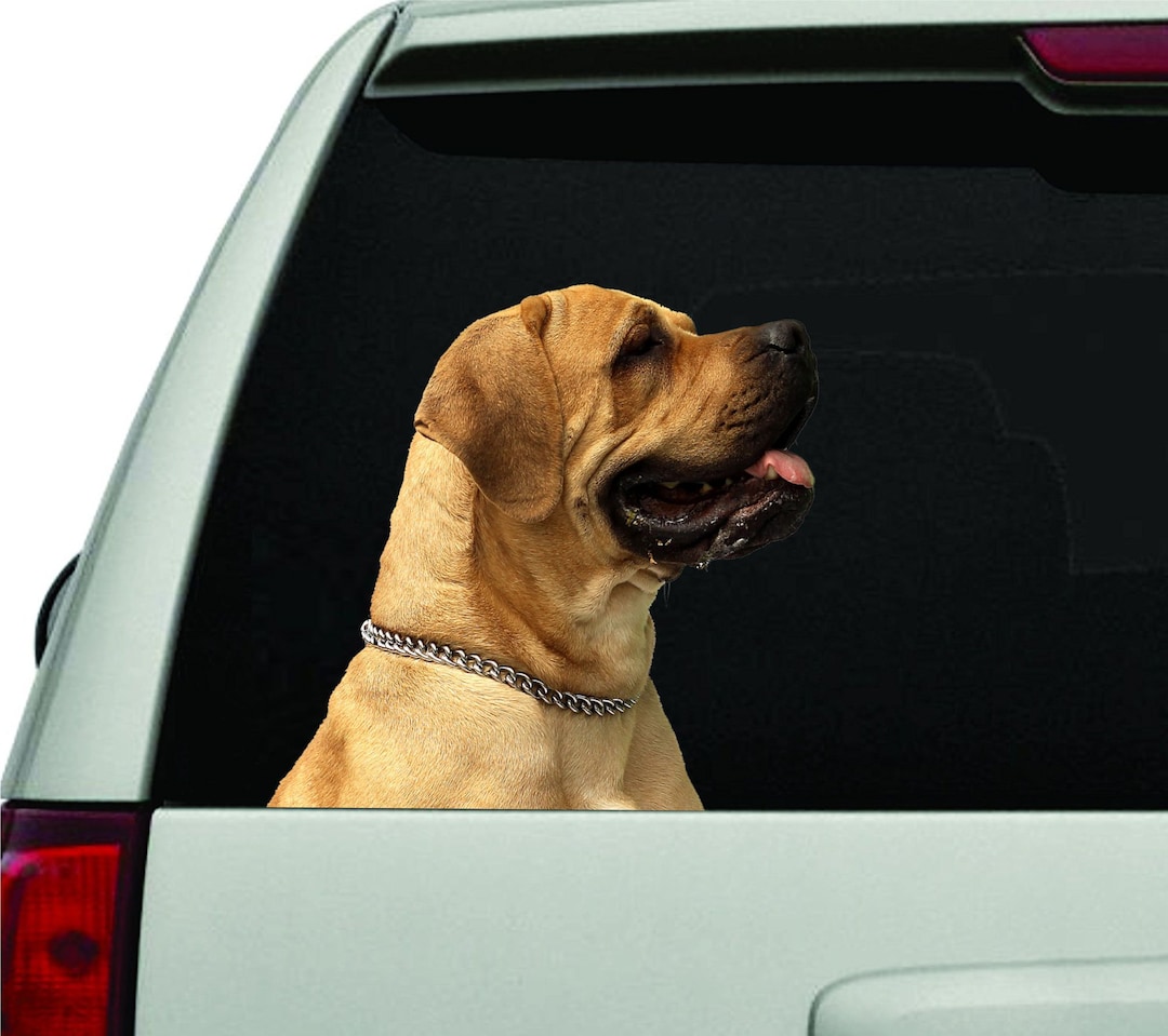 Sticker Dog Bumper Decal English Mastiff Car Sticker Mastiff Decal ...