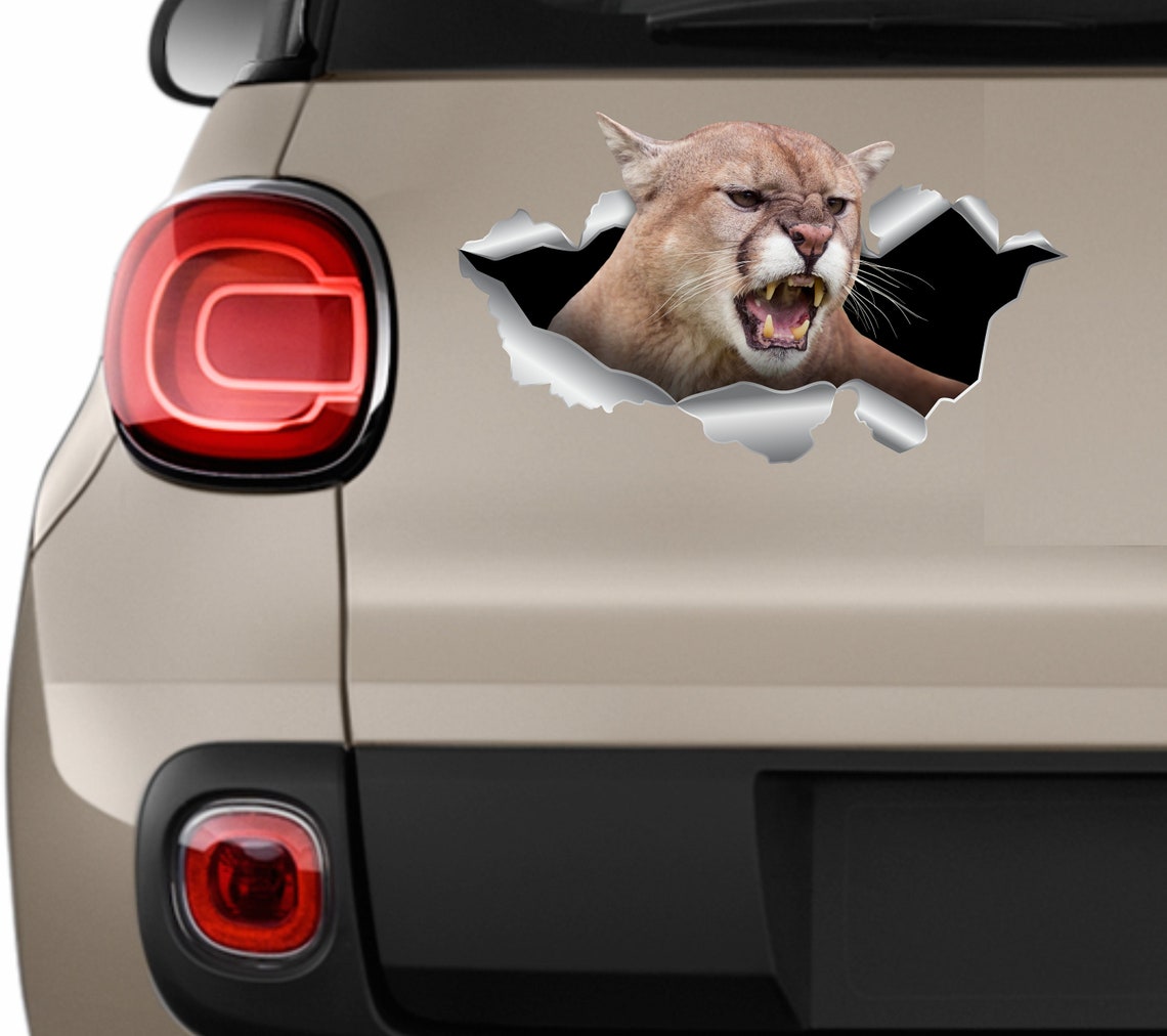 Car Sticker Puma Decal Puma Sticker Bumper Sticker Vinyl - Etsy
