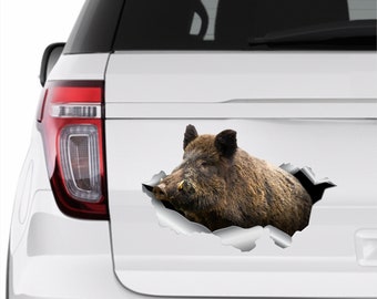 Wild Boar Sticker | Etsy