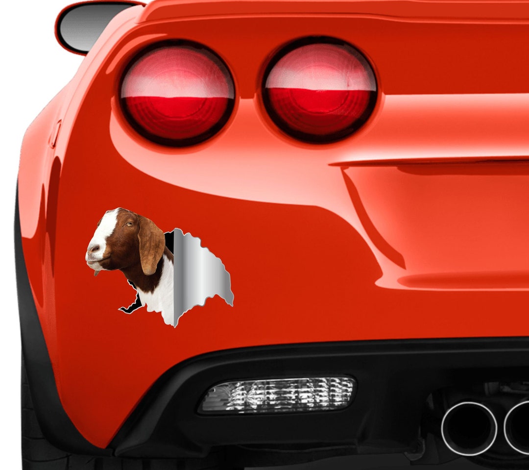 Goat Sticker Goat Decal Goat Decor Window Goat Animals Goat Goat Car ...