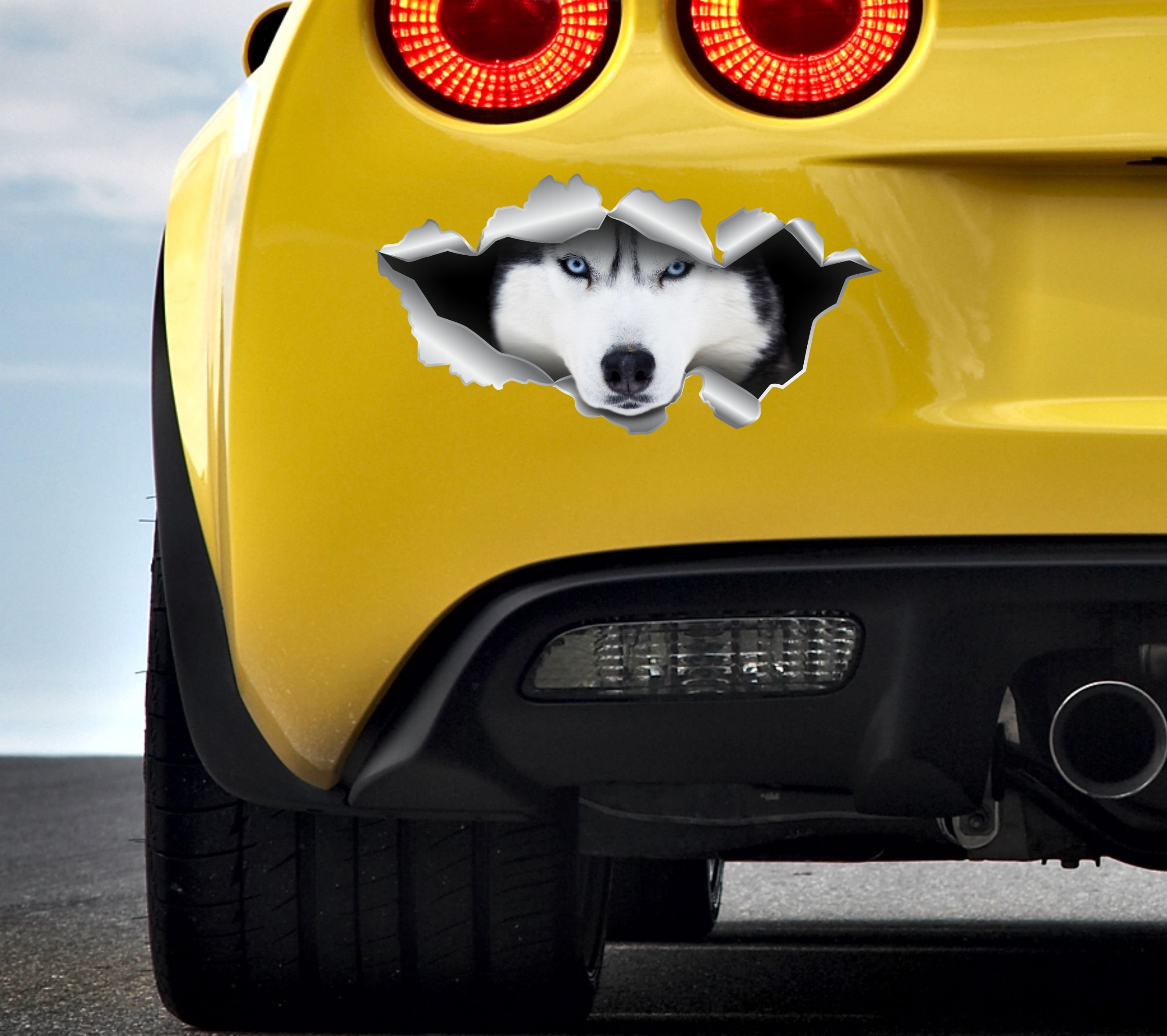 Husky stickers Husky car decals Pet sticker Dog sticker Dog | Etsy