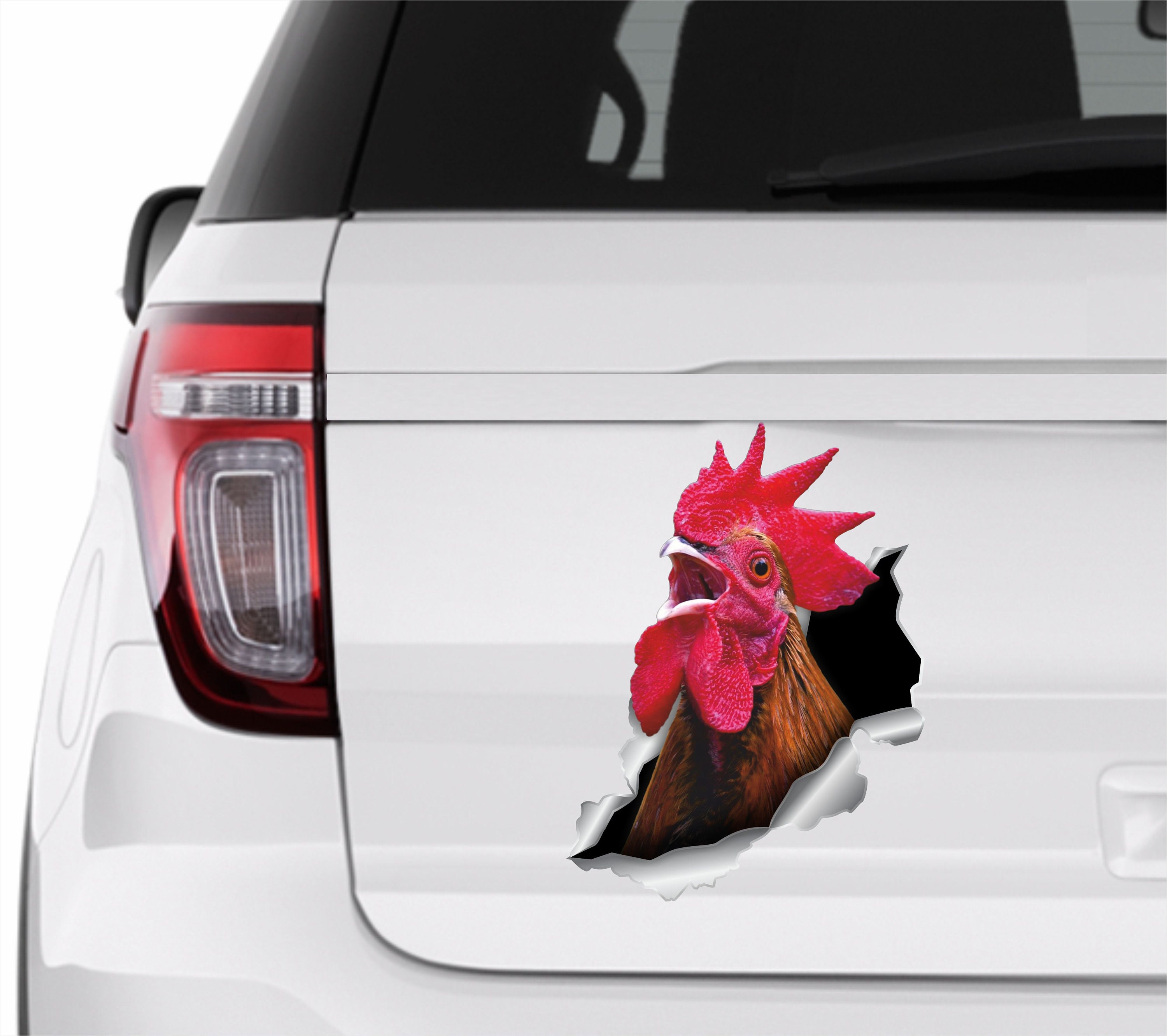 Rooster car sticker Car sticker Rooster sticker Car sticker | Etsy