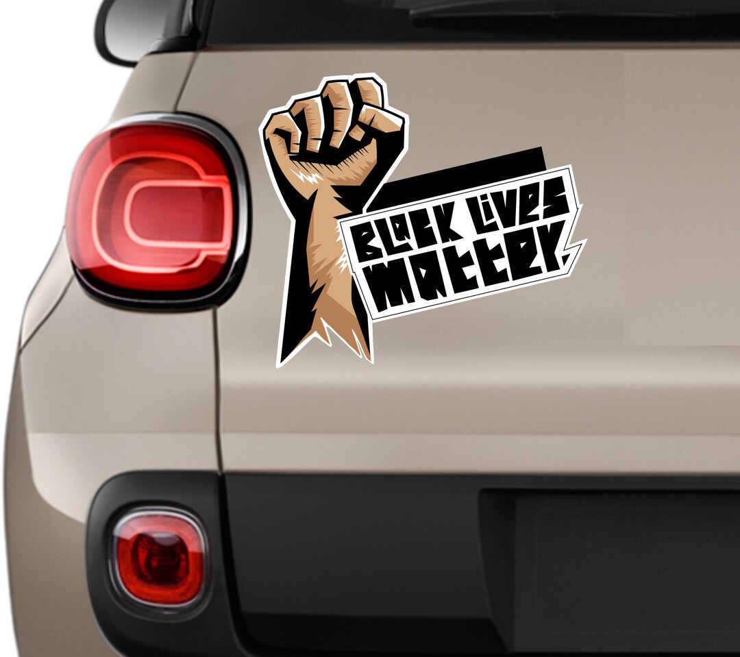 Black Lives Matter Sticker BLM Sticker Lives Matter Sticker Car Sticker ...