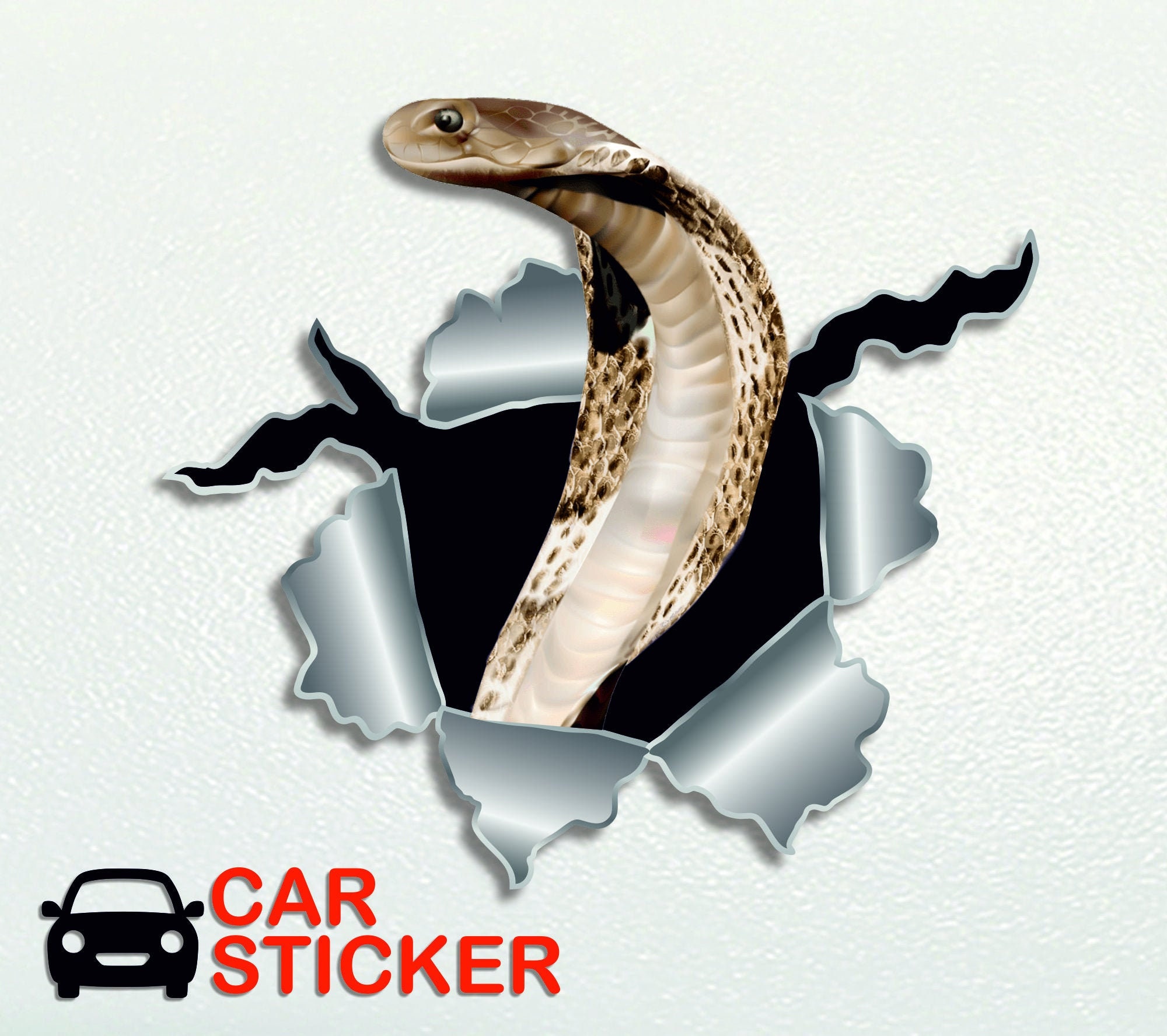 Car Sticker Snake Sticker Reptile Sticker Snake Gift Snake - Etsy