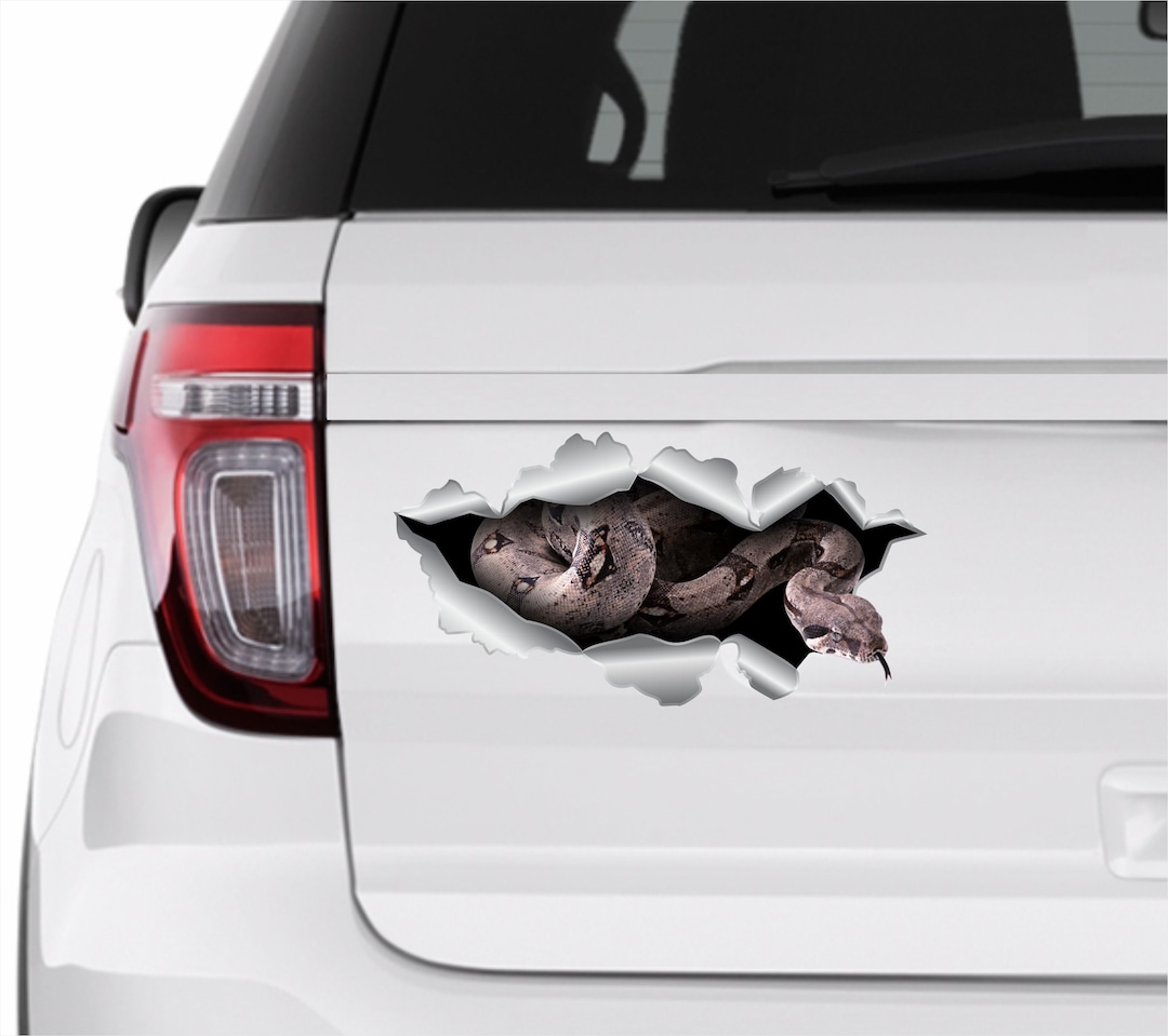 3D Stickers Snake Sticker Car Sticker Rattlesnake Sticker Python ...