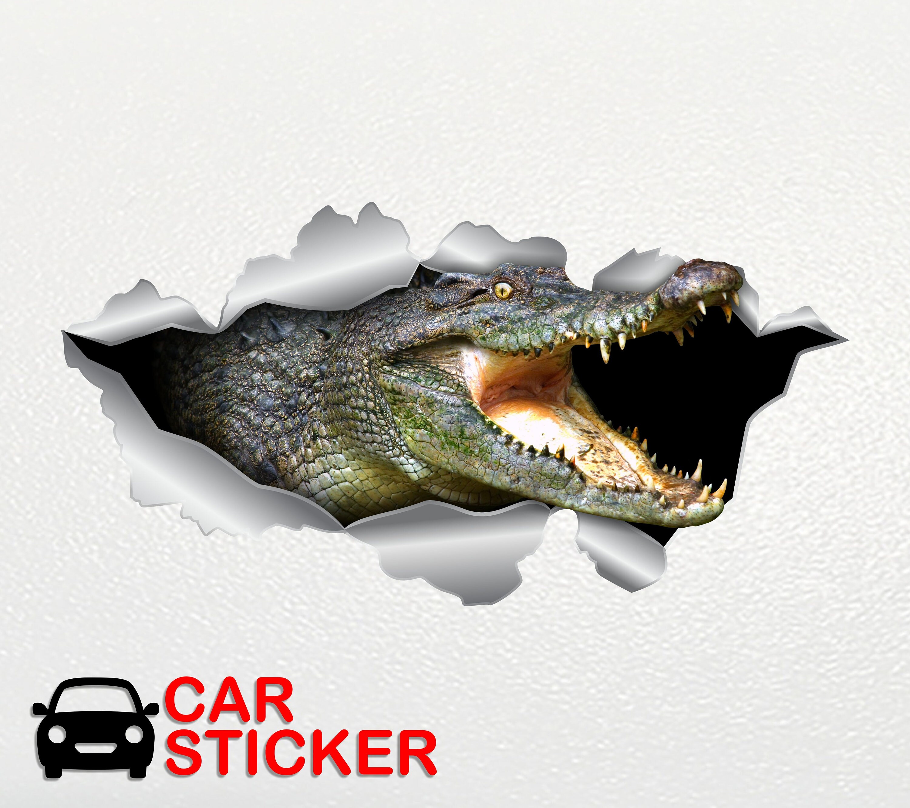 Crocodile sticker Car sticker Alligator sticker Car | Etsy