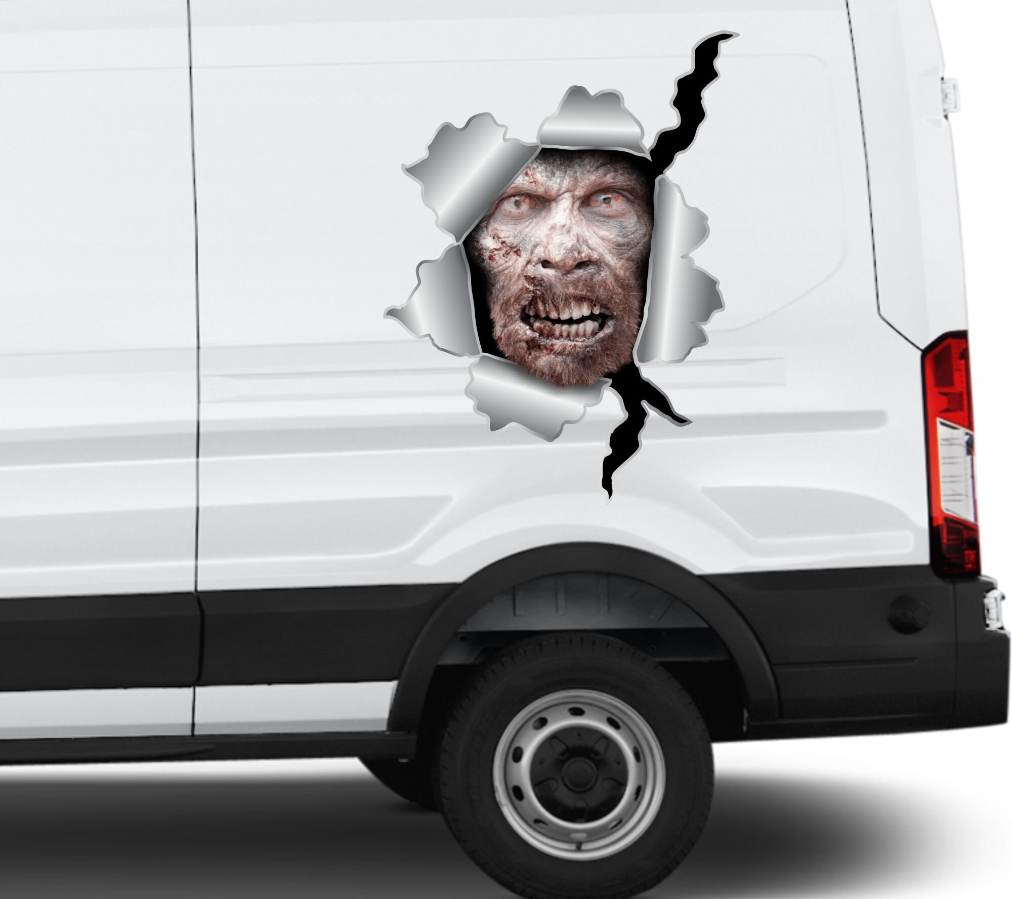Car sticker Zombie sticker Car sticker Zombie decal Deco | Etsy