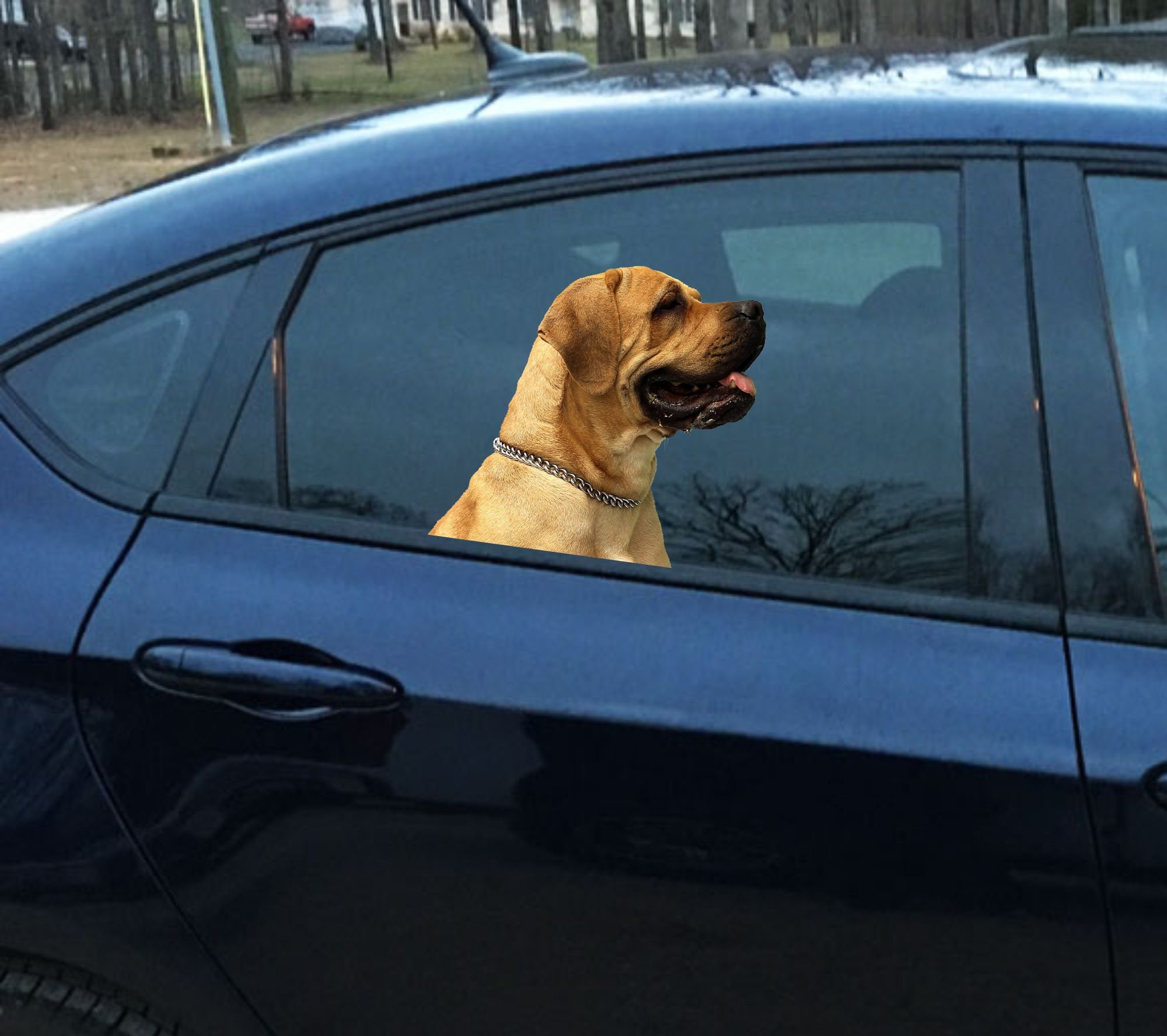 Sticker dog Bumper decal English mastiff Car sticker Mastiff | Etsy