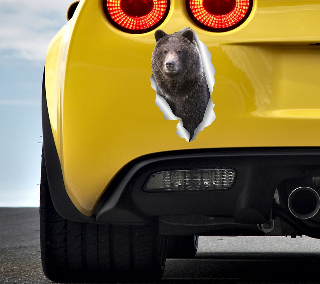Pegatina Grizzly Calcomanía Grizzly Pegatina para coche Pegatina para ...