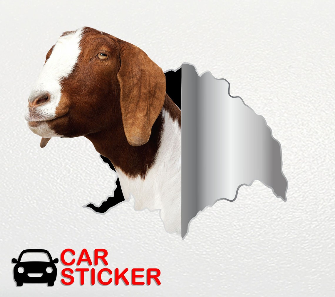 Goat Sticker Goat Decal Goat Decor Window Goat Animals Goat | Etsy