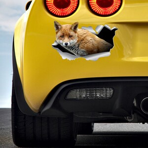 Fox Sticker Fox Car Sticker Foxy Sticker Fox Decal Cute Stickers ...