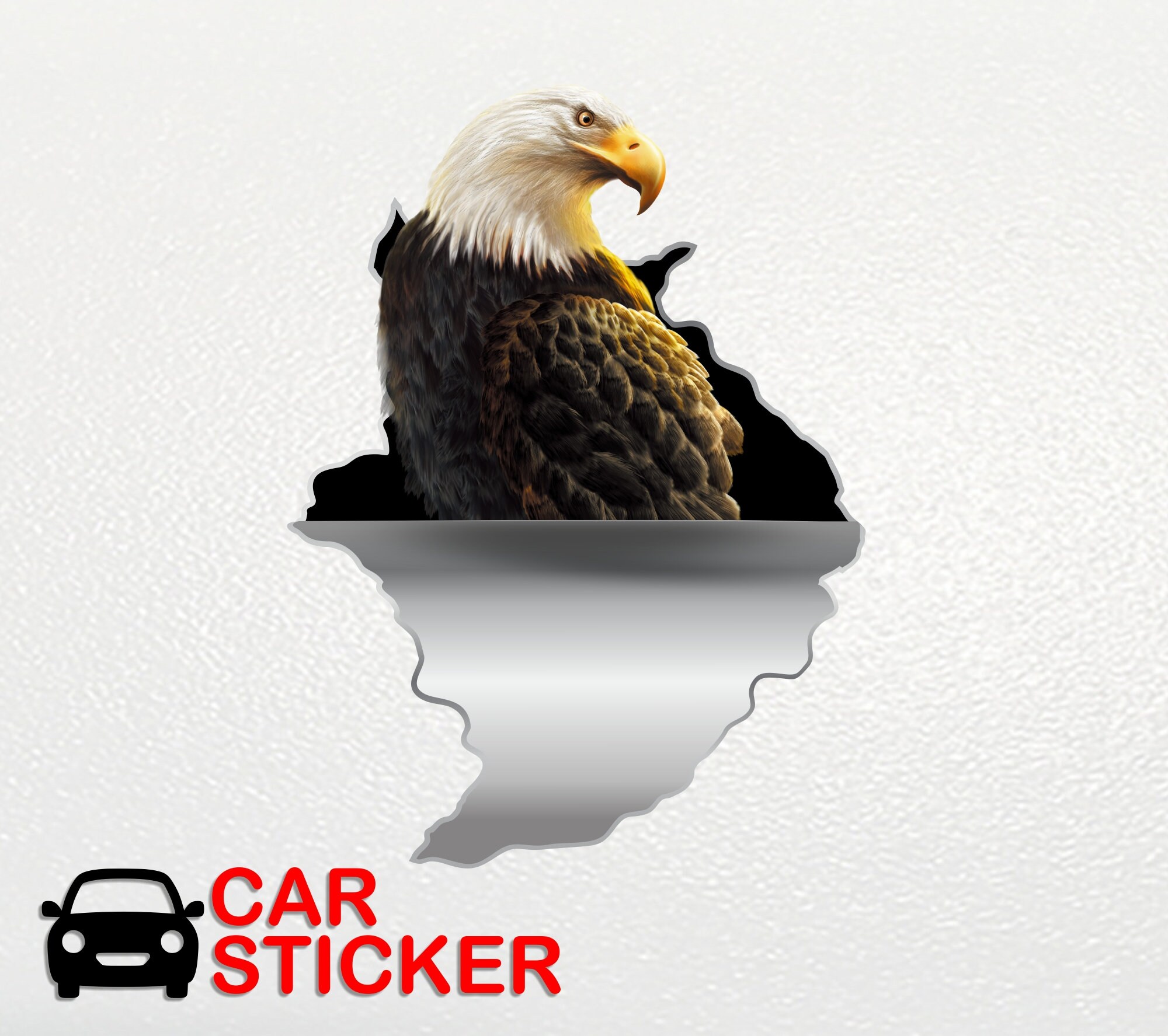 Eagle Stickers American Eagle Bald Eagle Bumper Sticker Car - Etsy