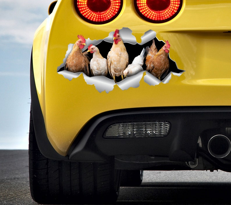 Chicken Sticker Hen Sticker Mix Chickens and Roosters Chicken | Etsy